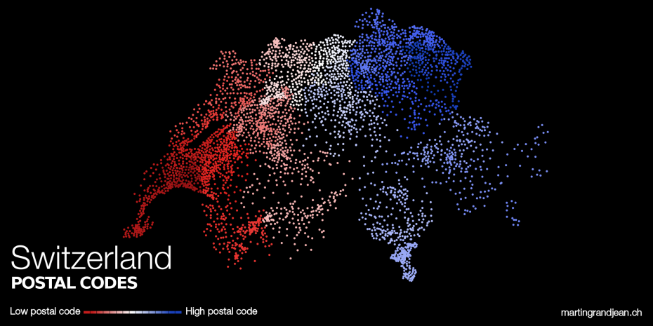 Postal/ZIP codes cartography: mapping the administrative organization ...