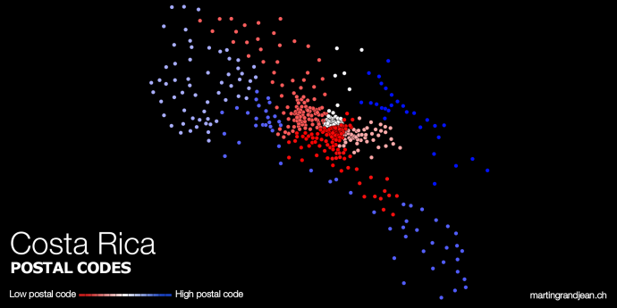 Postal/ZIP codes cartography: mapping the administrative organization ...