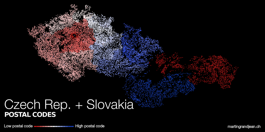 Postal/ZIP codes cartography: mapping the administrative organization ...