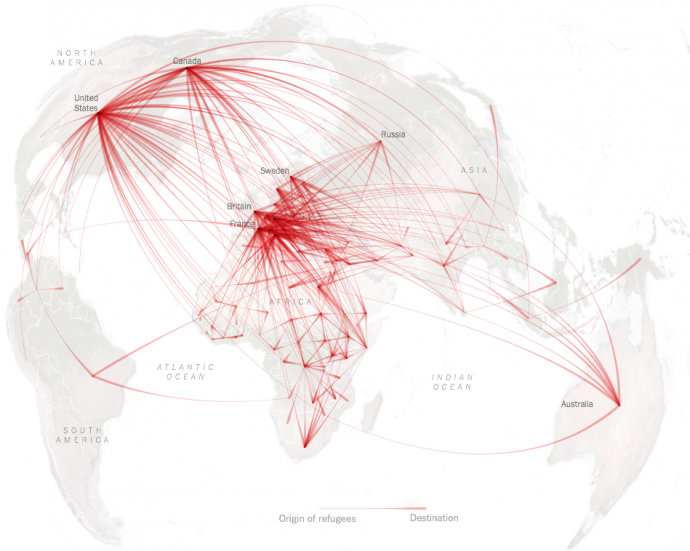 [Data Visualization] What does the global map of refugees (really ...