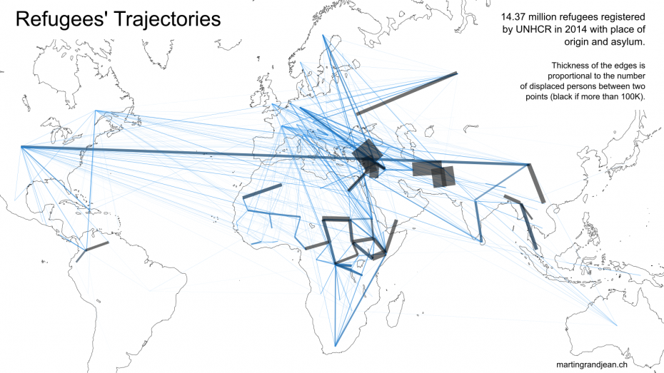 [Data Visualization] What does the global map of refugees (really ...